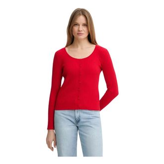 Marc O'Polo Feinstrick-Cardigan - - Knitwear - Damen - Rot - M