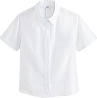 Next Femme Chemise à Manches Courtes avec col Blanc 38