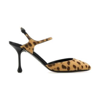Jimmy Choo London Femme, Chaussures, Multicolore, Taille: 37 EU Escarpin Slingback Animalier