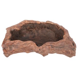 Garneck Holzstamm Blumentopf Für Sukkulenten Blumentopf Indoor-blumentopf Wurzelförmiger Für Dekoration Arbeitsplatte Schlafzimmer