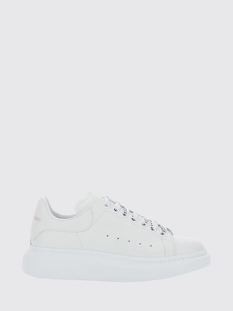 Alexander McQueen McQueen Baskets Oversize en cuir de veau avec empi&egrave;cement en daim et semelle chunky