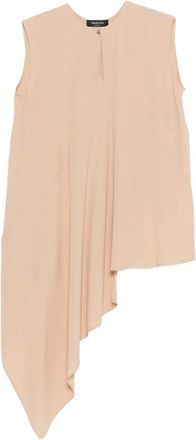 Fabiana Filippi Femme, Blouses et Chemises, Beige, Taille: 34 FR Haut Asym&eacute;trique