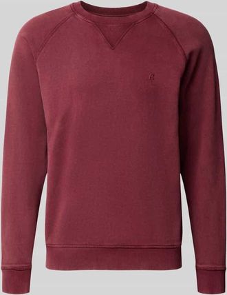 Replay Regular Fit Sweatshirt aus reiner Baumwolle Modell Plush