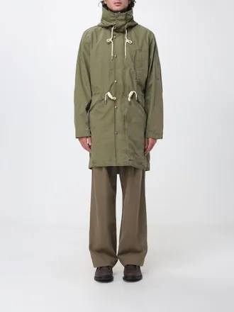 Paul Smith Parka mi-longue en coton avec capuche et cordon de serrage