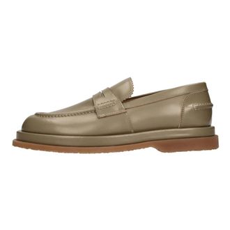 Buttero Leder Mokassins - - Shoes - Herren - Gr&uuml;n - 41 EU