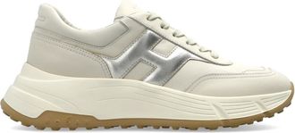 Hogan Femme, Chaussures, Beige, Taille: 39 EU Baskets Hi-Fi