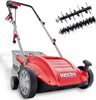 Hecht Elektro Vertikutierer Rasen L&uuml;fter Kombi Ger&auml;t Bel&uuml;fter Entmooser 3in1 Neu - Hecht