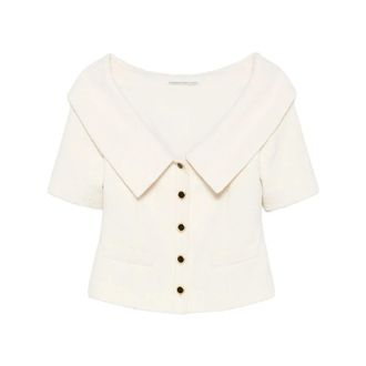 Alessandra Rich Blusen - - Jackets - Damen - Wei&szlig; - 2XS