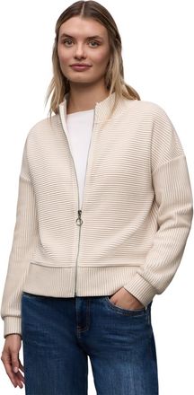 Street One Two-Tone Strukturjacke Off White 46