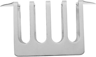 PartyKindom Toastständer für Scheiben Stabiler Toasthalter mit Rostfreiem Material Multifunktionales Brotrack für Küche und Esstisch Einfache Stilvolles Design Si