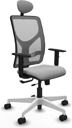 Piqueras y Crespo Stuhl geeignet f&uuml;r die Arbeit mit 1D-Armen, h&ouml;henverstellbare Lendenwirbelst&uuml;tze und festes Kopfteil, ausgestattet mit Syncro/Traslack und Schneidesch