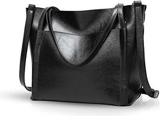 Nicole & Doris Nouveaux Sacs à Main Principaux Sacs fourre-Tout Sacs à bandoulière Grande capacité Noir