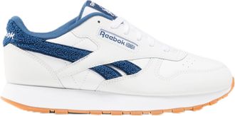 Reebok Unisex Kinder Classic Leather Sneaker,Ftwwht Uniblu Ftwwht,36.5 EU