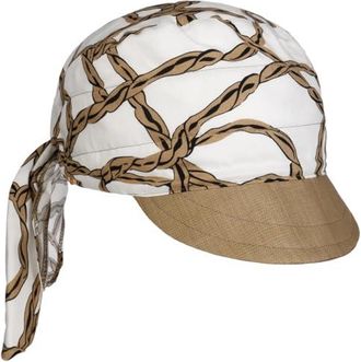Mayser Bandana avec Visière Millie Graphics Bandana Casquette pour Femme (Taille Unique - Beige)