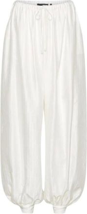 Rotate Rotate Birger Christensen, Femme, Pantalons, Blanc, Taille: 38 FR Pantalon Ballon