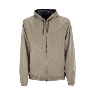 Herno Bomberjacke mit wendbarer Kapuze - - Jackets - Herren - Beige - 3XL