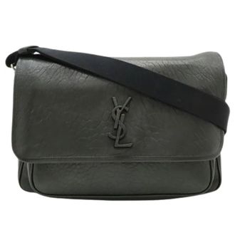 Saint Laurent Pre-owned Leder Schultertasche - - Pre-owned - Herren - Schwarzk - ONE SIZE