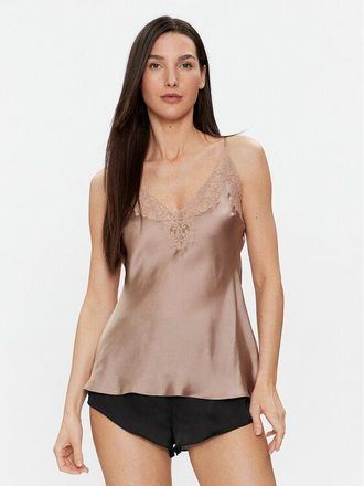 Selmark Pyjama-T-Shirt Gabrielle 61061 Beige Regular Fit