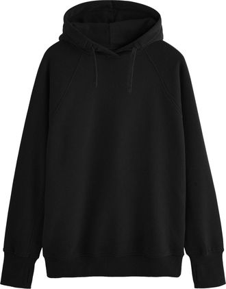Next Damen Standard Active Hoodie in l&auml;ngerer Form Schwarz L