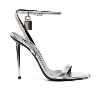 Tom Ford Padlock Pointy Naked Sandal - - Shoes - Damen - Grau - 38 EU