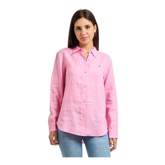 Tommy Hilfiger Femme, Blouses et Chemises, Rose, Taille: 48 FR Chemises