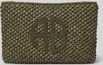 Anine Bing Kosmetiktasche aus echtem Rindsleder