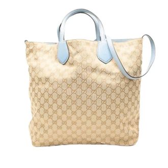 Gucci Pre-owned Canvas Tote Bag - - Pre-owned - Damen - Beige - ONE SIZE