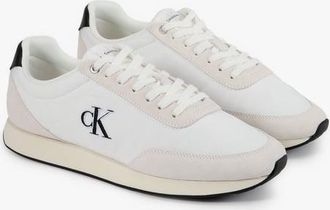 Calvin Klein Wildleder -Turnschuhe gemischt mit Signature Logo