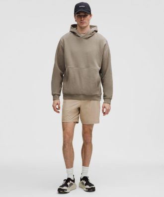 lululemon ABC Shorts im Classic Fit Warpstreme f&uuml;r M&auml;nner - 18 cm - Khaki - Gr&ouml;&szlig;e 28