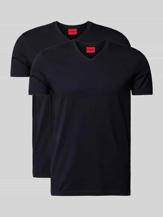 HUGO BOSS T-Shirt mit Logo-Print im 2er-Pack Modell HUGO-V
