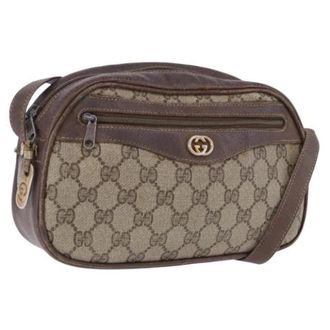 Gucci Sac bandouli&egrave;re vintage GG Canvas Pre-owned - Femme - Pre-owned - Beige - Taille: ONE Size