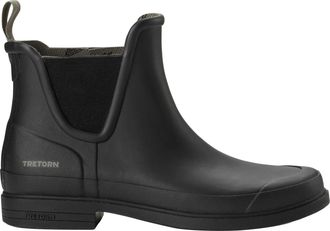 Tretorn W Eva Schwarz - Klassischer femininer Damen Chelsea Gummistiefel, Gr&ouml;&szlig;e EU 38 - Farbe Black - Black