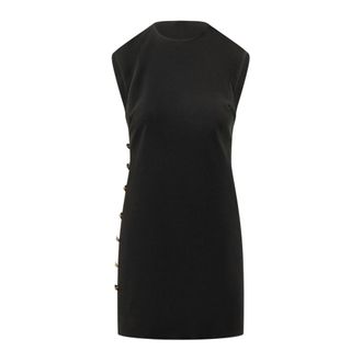 Versace Stretch Viskose Cady Minikleid - - Dresses - Damen - Schwarzk - S