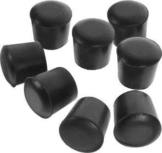 SOLUSTRE 8 St&uuml;ck rutschfeste Gummif&uuml;&szlig;e K&uuml;chen Antiverbr&uuml;hungspads Beinschutz Rund Kompakt Hitzebest&auml;ndig f&uuml;r M&ouml;bel und K&uuml;chenhelfer