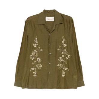 Baziszt Baziszt, Homme, Chemises, Vert, Taille: L Eden Shirt