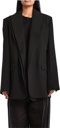 Sportmax Femme, Vestes, Noir, Taille: 36 FR Blazers