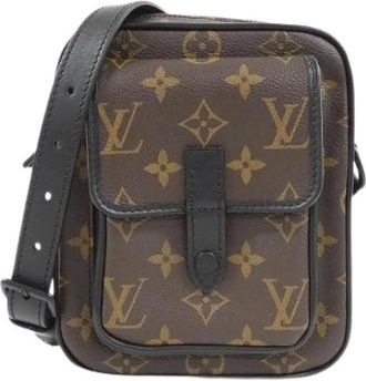 Louis Vuitton Pre-owned Christopher Monogram Macassar Sac Bandouli&egrave;re - Homme - Pre-owned - Brun - Taille: ONE Size