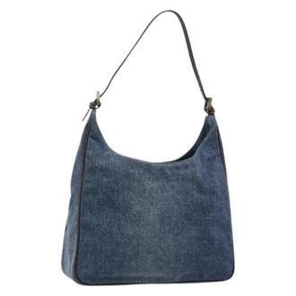 Fendi Pre-owned Vintage Canvas Shoulder Bag - - Pre-owned - Damen - Blau - ONE SIZE