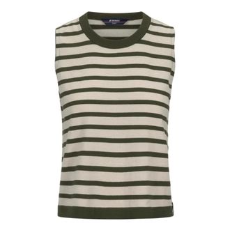 K-Way Femme, Tops, Multicolore, Taille: 46 FR Geri Stripes Vest