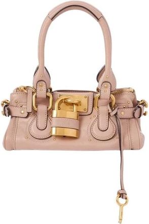 Chlo&eacute; Femme, Sacs, Rose, Taille: ONE Size Petit sac port&eacute; &eacute;paule &agrave; cha&icirc;ne Paddington