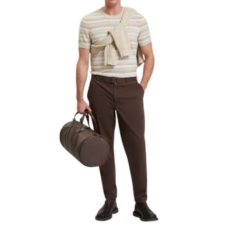 Ted Baker T-Shirt f&uuml;r Herren, gerippt, Jerseyware (Ecru)