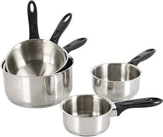 Crealys Kochtopf Olympe 501534 12 x 5, Induktion, 20 cm, Edelstahl