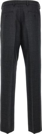 Prada Mens Gray Virgin Wool Dress Pants