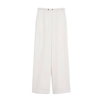 Max Mara Femme, Pantalons, Blanc, Taille: 36 FR Jez Wide Pantalons