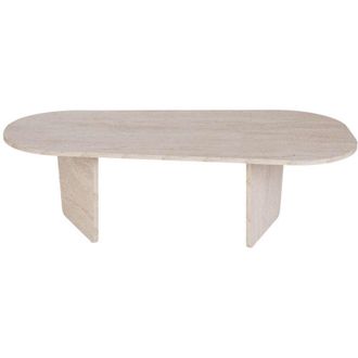 Asir Group LLC Table basse, table de salon, table dappoint, table, meuble, table &agrave; manger, travertin