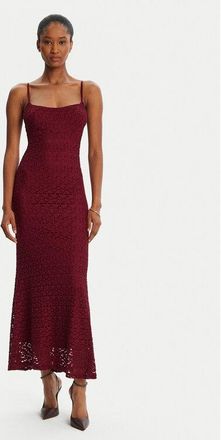 Bardot Bardot Coctailkleid Adoni Mesh 57998DB1 Dunkelrot Regular Fit