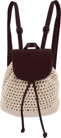 Hemobllo Boho H&auml;keltasche f&uuml;r Damen Handgefertigter Rucksack mit Kordelzug und Ger&auml;umigem Innenfach f&uuml;r Pendeln und Reisen