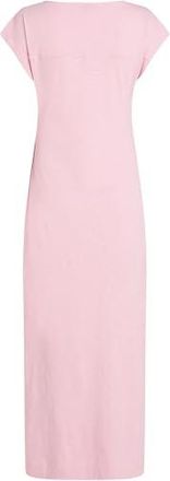 Tommy Hilfiger Robe Femme Knot Midi avec Col Bateau, Rose (Classic Pink), S