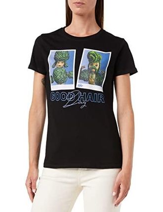 MARVEL &laquo; Baby Groot Good Hair Day &raquo; WOIAMGMTS003 T-Shirt Femme, Noir XL