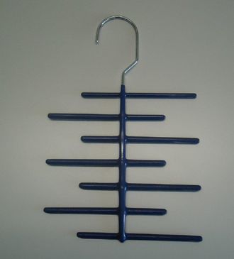 KESPER Krawattenhalter, Krawattenständer, Krawattenbüge Für 21 Krawatten (Blau)